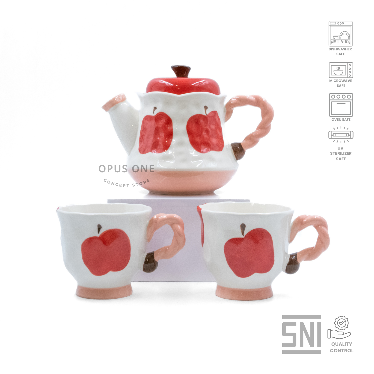 Opus One Teaset Apple Del Adorabelle 23177 - Opus One